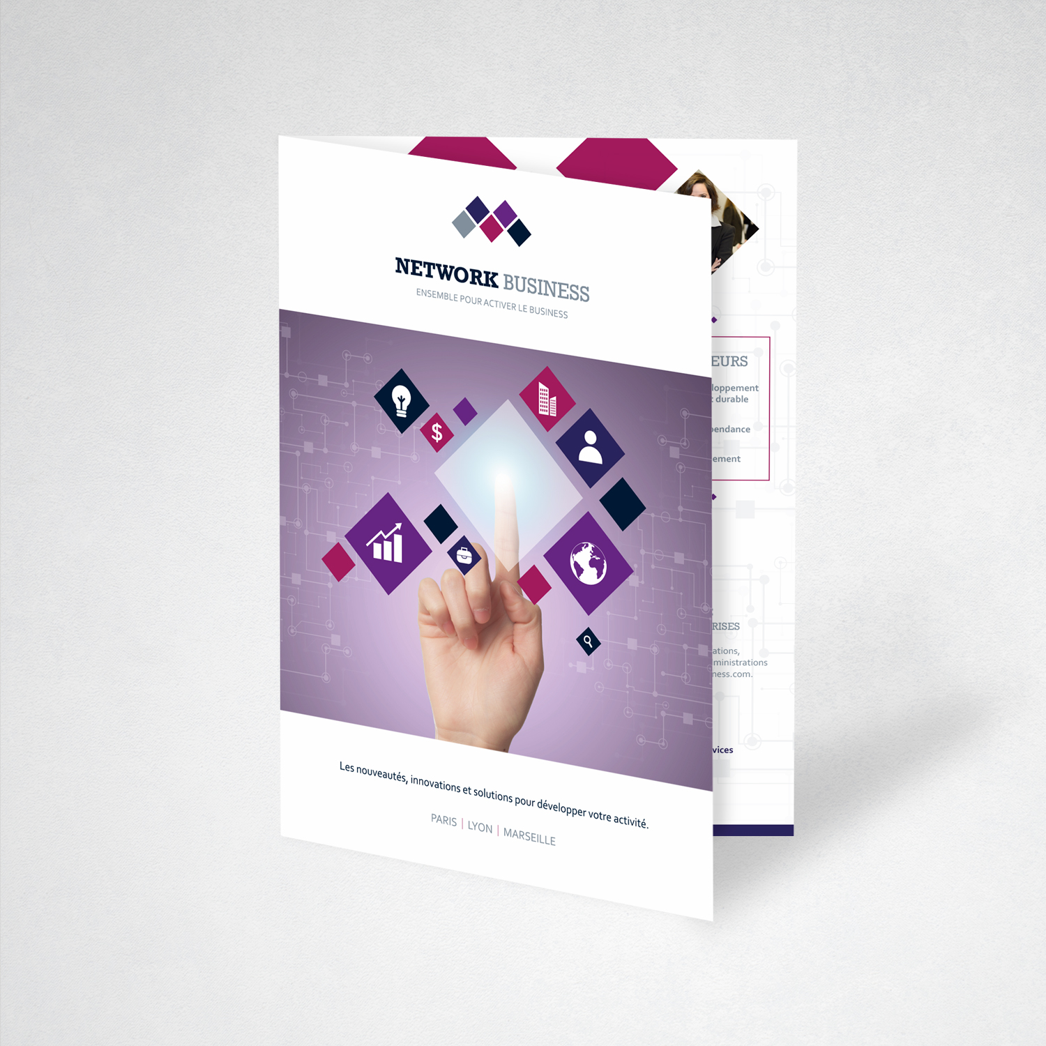 Créer un dépliant publicitaire - Publiprint : Imprimerie & PAO